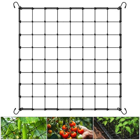 rybtd trellis net 80 x 80 cm scrog net trellis netting with hooks