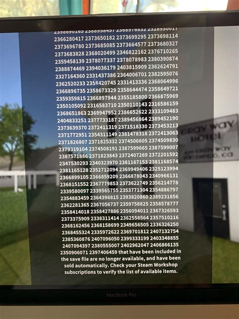 Woke Up To All My Workshop Items Deleted From A House Ive Spent Hours On Im Still Subd To