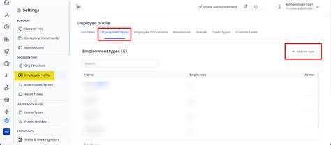 Employment Types Knowledge Base
