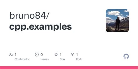 GitHub Bruno84 Cpp Examples
