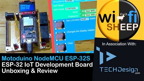 Motoduino Lab NodeMCU ESP S IO Board Development Kit Full Unboxing Review TECHDesign Com