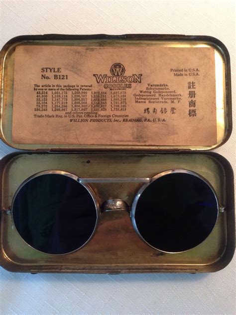 Willson Goggles | Vintage eyeglasses, Glasses accessories, Eyewear design
