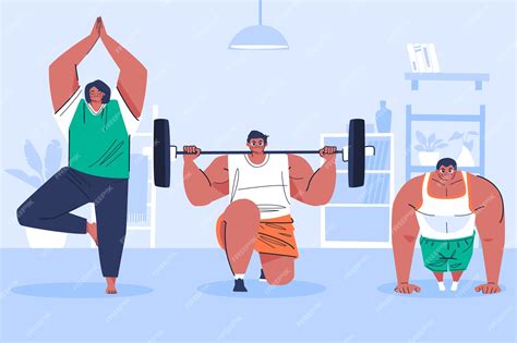 스포츠 일러스트레이션을 하는 손으로 그린 사람들 무료 벡터