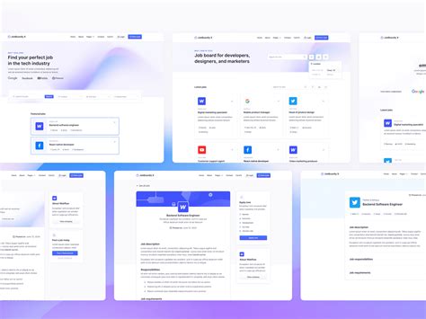 Jobboardly X Job Board Webflow Template Behance