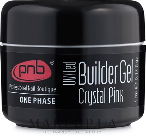 PNB UV/LED One Phase Builder Gel Crystal Pink (мини) - Однофазный ...