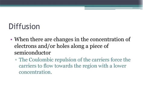 Diffusion Currents Ece Ppt Download