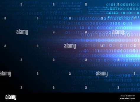 futuristic binary code numbers digital data background stock vector