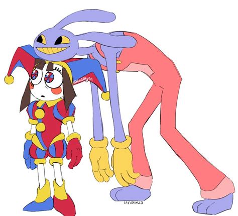 Pomni And Jax The Amazing Digital Circus Drawn By Selyn Danbooru
