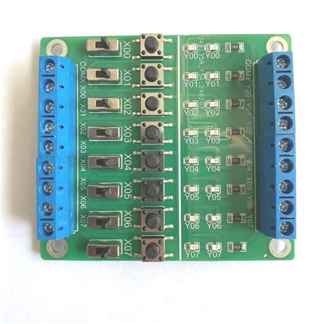 Plc Debugging Board Simulation Testing Plc Input Output Board Switch