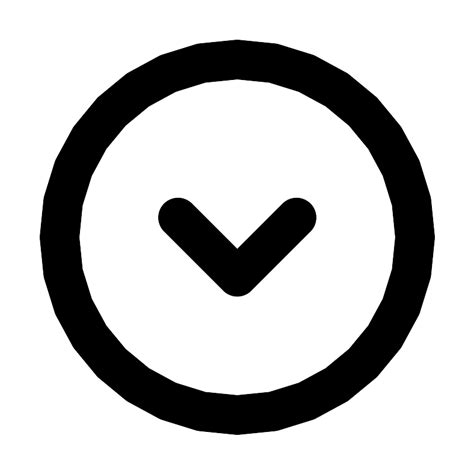 Caret Circle Down Vector Svg Icon Svg Repo