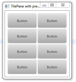 JavaFX Layouts TilePane Zoran Pavlović blog