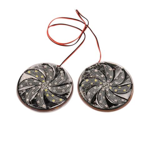 ₩6885에서 12v Led 경고 빛 자동차 트럭 스트로브 비상 깜박이 조명 라운드 Rgb Diy 오토바이 신호 램프 Dhgate