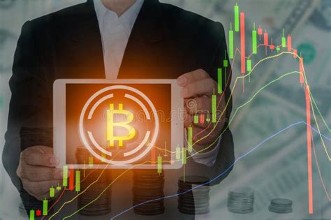 Bitcoin And Blockchain Concept Stock Image Image Of Increase Mobile