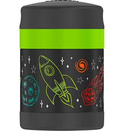 Thermos 스테인리스 스틸 진공 단열 2835g10온스 식품 용기 스푼 포함 공간 티몬