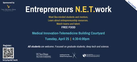 Spring Innovation Networking Event Scripps Institution Of Oceanography