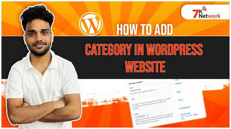 How To Add Category In Wordpress Website Newsportal 7knetwork Wordpresstutorial Youtube