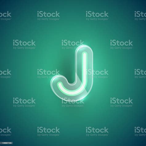 플라스틱 케이스 주위에 현실적인 네온 J 문자 벡터 일러스트 0명에 대한 스톡 벡터 아트 및 기타 이미지 0명 3차원 형태 개체 그룹 Istock