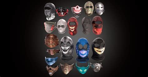 Army Masks Pack Big Props Unity Asset Store