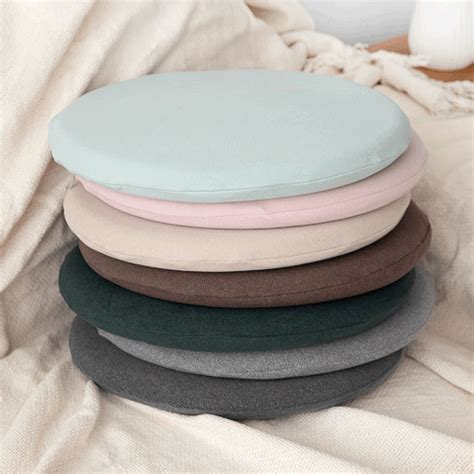 마카롱 방석 마카롱 메모리폼 카페 식탁 의자 원형방석 에이블리