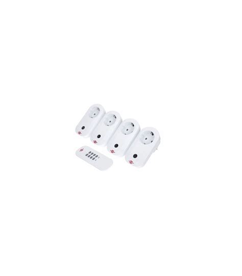Set Of 4 Sockets With Radio Control Brennenstuhl Rc Switch Sockets