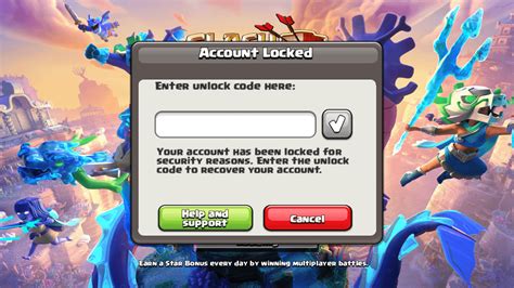 Supercell Please Give Me Code To Recover My Account Please Help Me