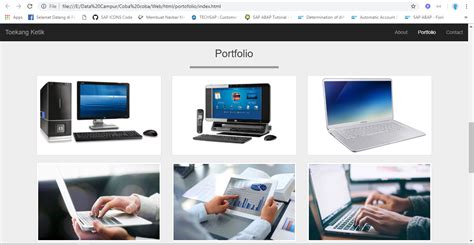 All About Programming Membuat Portfolio Sederhana Dengan Bootstrap