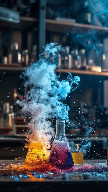 Free Vibrant Chemical Reaction Image Download At Stockcake