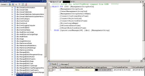 Scom Dw Table And Field Model Technology