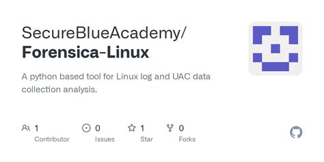 Github Secureblueacademyforensica Linux A Python Based Tool For