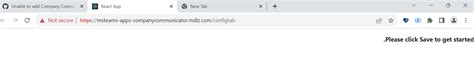 Unable To Add Company Communicator Author App In Teams · Issue 1163