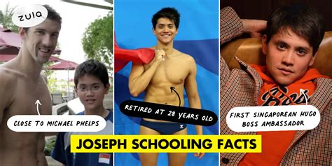 Joseph Schooling Facts That Show Hes Still Our Nations Pride