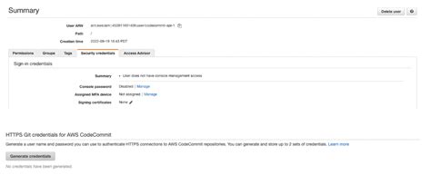Configure Source Control With Aws Codecommit Retool Docs