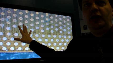 Intel Processors Under A Microscope At Cebit 2009 Youtube