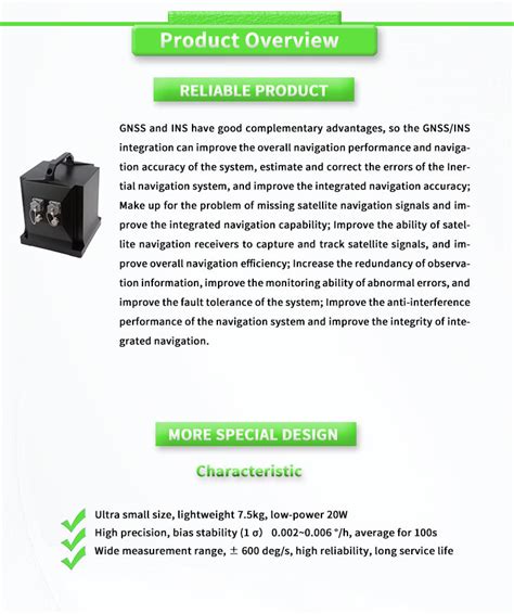 20w Azimuth Reference Fiber Optic Gyroscope Sensors Gnss Ins Integrated Inertial Navigation System