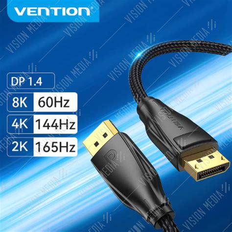 VENTION 8K V1.4 DISPLAYPORT (M-M) | Vision Media Supplies