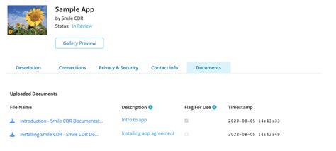 App Management Console Smile Cdr Documentation