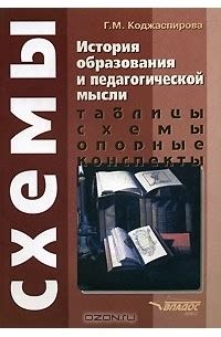 Книга История образования и педагогической мысли. Таблицы, схемы ...