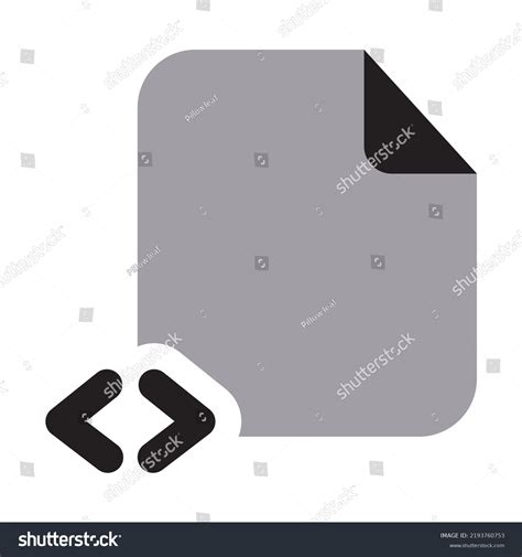 Coding Files Icon Two Tone Solid Stock Vector Royalty Free 2193760753