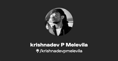 Krishnadev P Melevila Instagram Linktree