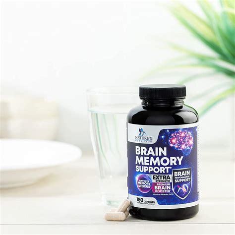 Brain Supplement For Focus Memory And Energy Support With Dmae Bacopa Monnieri And