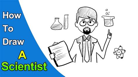 How To Draw A Scientist Step By Step Estefana Hutto