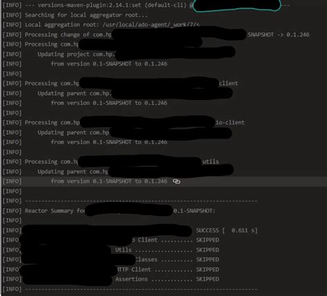 Set Version Using Maven3 Is Skipping Some Modules Sometimes · Issue