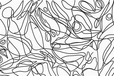 Premium Photo Gray Line Drawings Of Organic Shapes Background