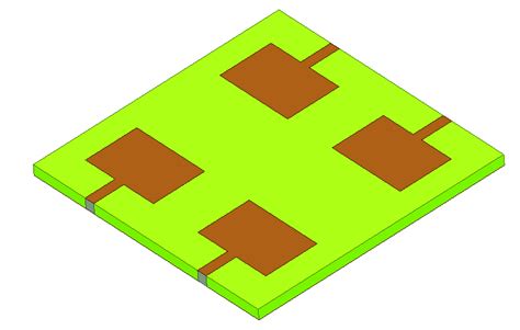 2d Design For The 2x2 Rectangular Mpa Array Fig4 3d Design For The