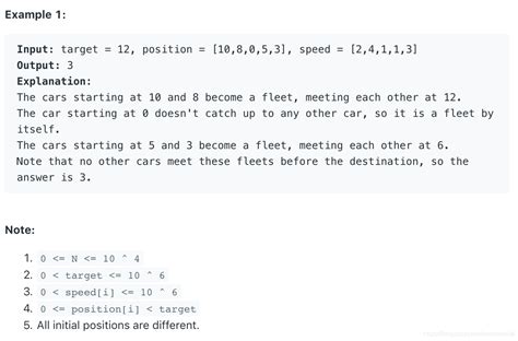 【leetcode】853 Car Fleet 853 车队leetcode 853 车队 C Csdn博客
