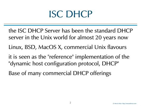 Kea Dhcp The New Open Source Dhcp Server From Isc Ppt