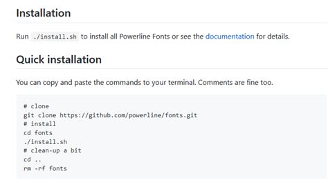 Could Not Install Your Fonts · Issue 239 · Powerline Fonts · Github