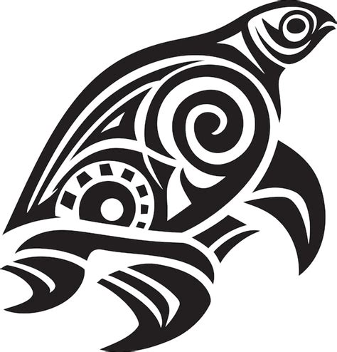 Premium Vector Aquaaura Tranquil Turtle Vector