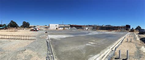 The First Quarter Of The Woolworths Slab Has Been Poured At Wendouree Shopping Centre With The