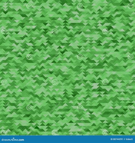 Abstract Mosaic Green Triangles Background Stock Vector Illustration Of Designed Business
